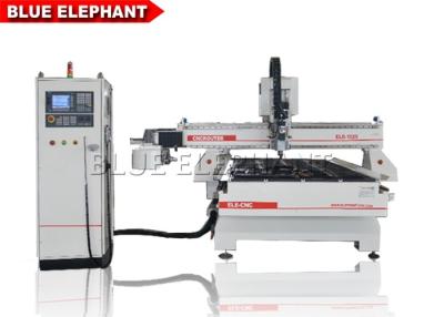 China Japan 850W YASKAWA servo motor , Taiwan 11KW DELTA inverter , ELE - 1325 ATC wood working cnc router engraver machine for sale