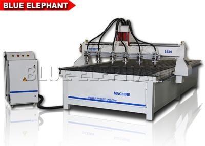 Cina Anello di ER 25 della macchina del tornio della testa della struttura d'acciaio mini del router multi- di CNC in vendita