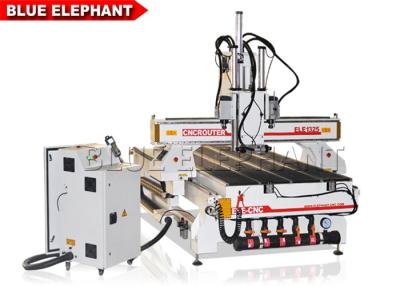 Cina Macchina automatica del router di CNC di asse del cambiamento 3 dello strumento, macchina di legno durevole del mestiere in vendita