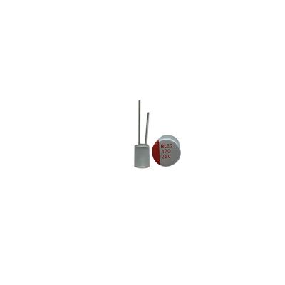 China 6.3mm X 5.4mm 470UF25V Miniature Aluminum Electrolytic Capacitors Low ESR Of 0.035 Ohms 100kHz for sale