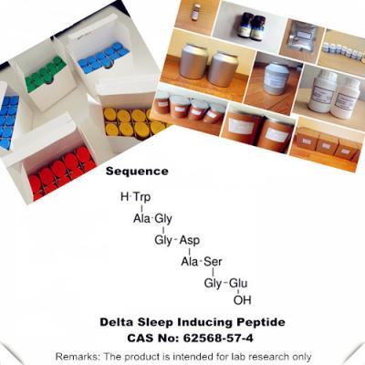 China Pharmaceutical peptide DSIP/ Delta Sleep Inducing Peptide CAS 62568-57-4  for sale