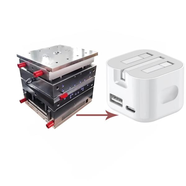 Quality Mould Manufacturer for Uk Wall Plug Charger Shell Plastic Uk Foldable Wall Charger Shell Plastic Mold Supplier Foldable Charger for sale