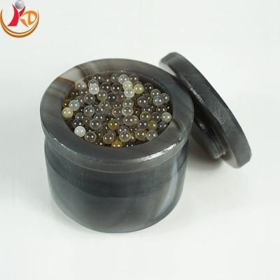 Cina Abrasivo Smozzatore di sfere Vaso di lucidatura di marmo Agato Smozzatore di sfere Vaso di smozzatura Vaso Smozzatore di sfere in vendita