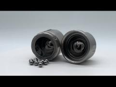 Stainless steel ball mill jar