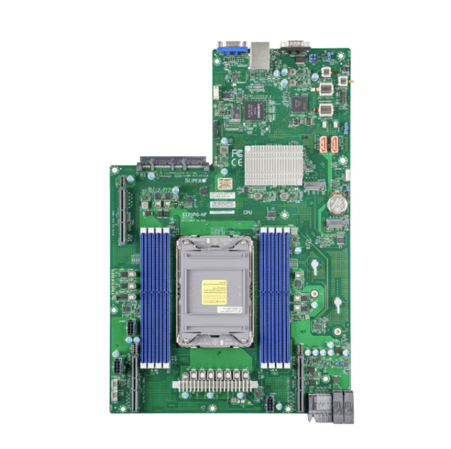 Side view of Supermicro SYS-210GP-DNR 2U GPU Server