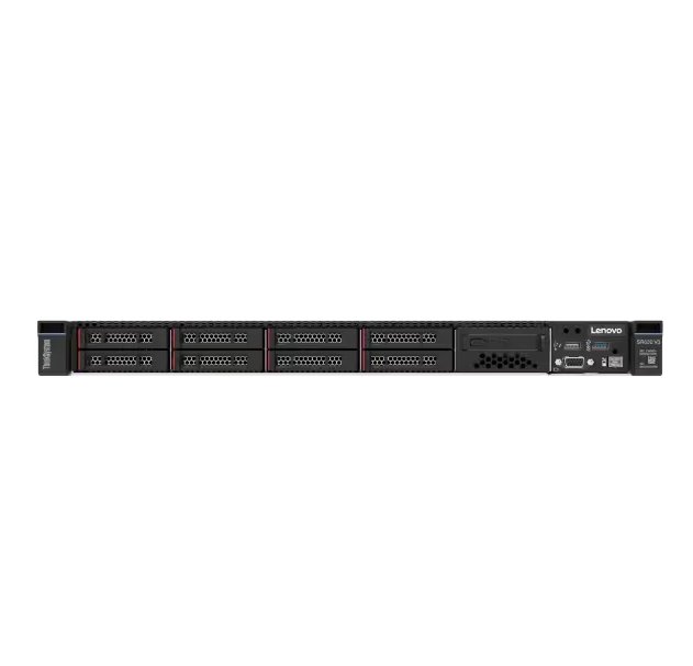 Front view of Lenovo ThinkSystem SR630 V3 rack server