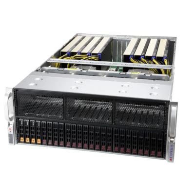 China Servidor GPU Supermicro AS-4124GS-TNR+ 4U com Processadores AMD EPYC™ Série 7002/7003 à venda
