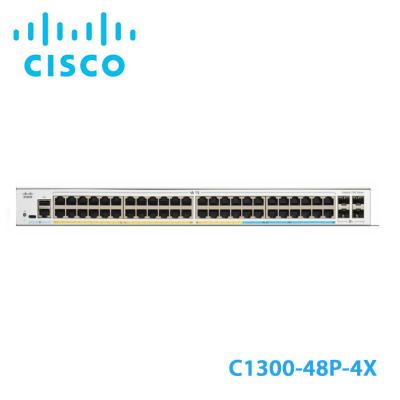 China C1300-48P-4G Cisco switch 48 Gigabit Ethernet Ports with PoE for sale