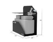 China PTFE Diaphragm Vacuum Pump 35L/min 8mbar for Array Rotary Evaporator for sale