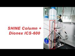 Les résultats de la démonstration de von Spalten SHINE avec IC/LC-Systemen de Dionex, Metrohm, Shimadzu, Waters