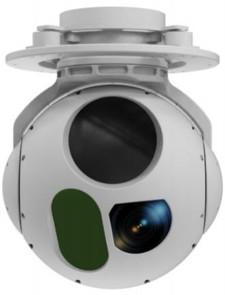 China Laser Rangefinder Electro Optic Camera Three Axis 1kg EO IR Sensor Resolution 640x512 UND220TC Two-axis UAV Photoelectric Pod Essential For Positioning Tasks for sale