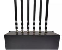 Quality Adjustable 8 Band Jamming Signal Jammer with 30-100m Range for 2G 3G LTE 4G for sale