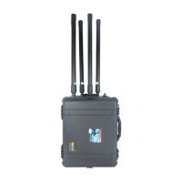 Quality 350W High Power Anti Drone Signal Jammer with 6 Modules and 500-2000m Jamming for sale