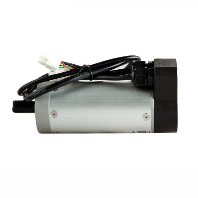 China Servo motor de 24 V de corriente continua 100 W 2400 Torque de salida de codificador de línea 9.4 nm para puerta de barrera de oscilación en venta