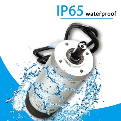 中国 ギヤ ボックスの速度ゲートの回転木戸の学校が付いている24のボルトのエンコーダーのセリウム小さいDCのサーボ モーター 販売のため