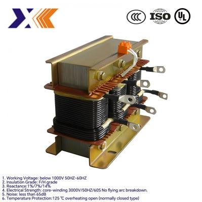 中国 低気温上昇 3相 AC 入力反応器 11kw 30a Racl 2%-30/11 機器 販売のため
