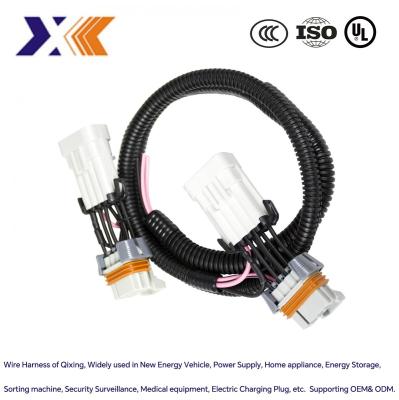 China Energy Vehicle Wiring Custom Pitch Connector Cable for Customised Assembly Wire Harness for sale