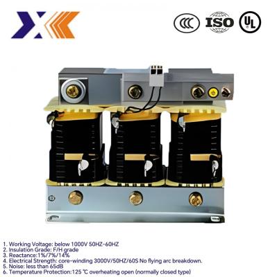 China 120kw 80a Rocl 1%-80/30 Driefasige ac-uitgangsreactor met aangepast pakkettype Te koop
