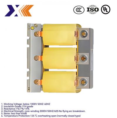 China 1.401mh Inductance Three Phase Reactor for 450V Electromagnetic Induction Components for sale