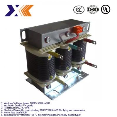 Cina 10A Reattore inverter a bassa tensione a corrente nominale per il miglioramento della potenza in tre fasi in vendita
