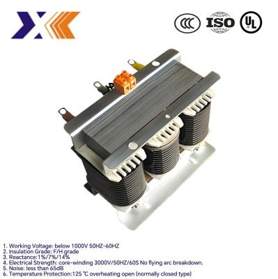China Reactor de filtro de tres fases de fase armonica de tipo AC de grado automático para transformador de potencia en venta