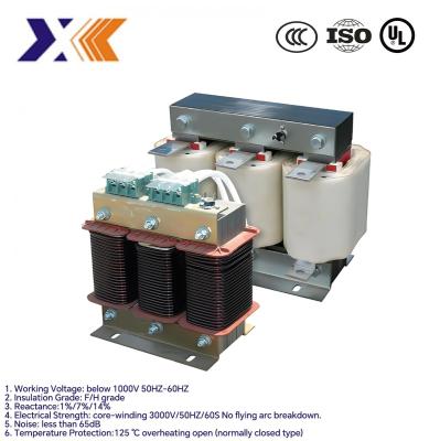 Cina 10A 400-690V Reattore elettrico a tre fasi Reattore a filtro a corrente alternata da 120kvr per onde piane in vendita