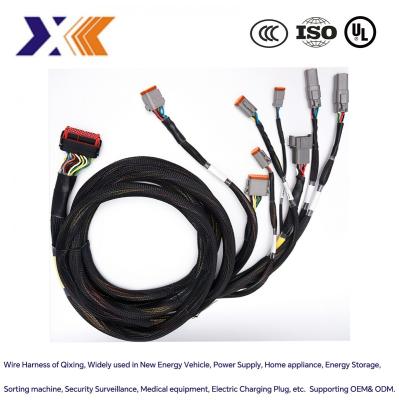 China Electric Engineering Controlling System Wiring Harness Cable Assembly with Custom Connector and Pin for sale