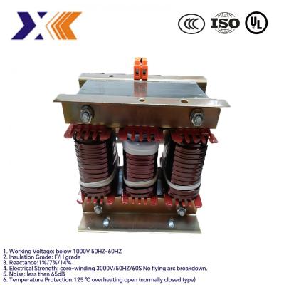 China Home Appliance Single Phase Three Phase Reactor Flat Wave Reactor for Capacitor Bank for sale