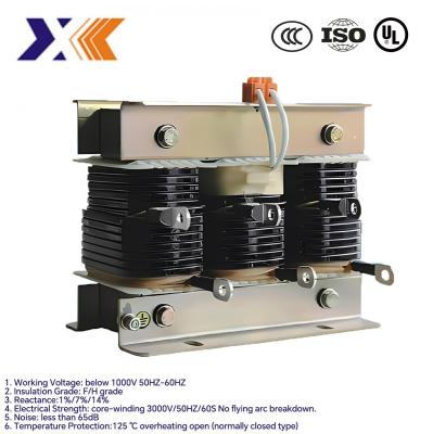 China Verbeter het vermogen met lage temperatuur 7% AC 400V Driefasige antiharmonische reactor Te koop