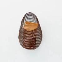 China Fibreglass Casting Strainer Woven Wire Mesh Filter Screen Cap with Customizable Length for sale