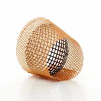 China Fibreglass Casting Strainer Woven Wire Mesh Filter Screen Cap with Customizable Length for sale