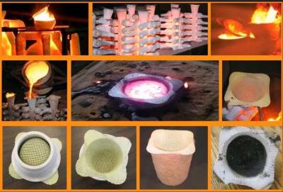 China Vloeistoffilterkap in de vorm van een schaal/filterdraadnetkap en schijf met een hoog siliciumvezelglasnet Te koop