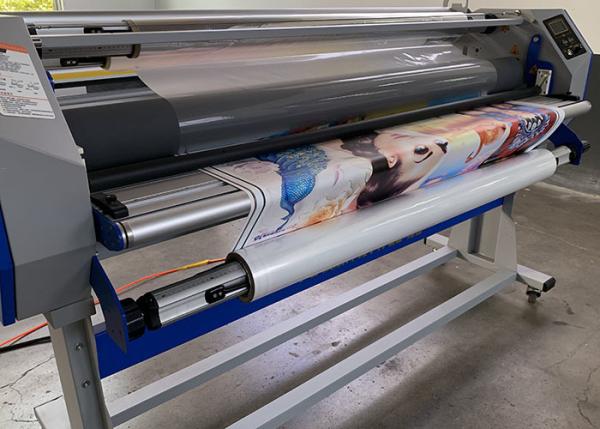Quality 220V / 110V Roll To Roll Laminator Foam Board Laminating Machine 1630mm Max for sale