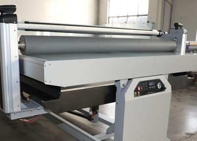 China 1.5kW Flatbed Applicator Table 1300mmx2400mm Bubble Free Applicator 220V For Roll to Board for sale