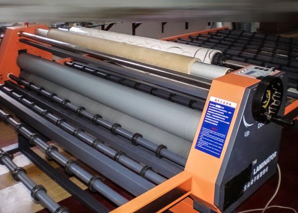 Quality Professional Flatbed Laminator 4.8m Length Bubble Free Laminator MF1950-B2 for sale