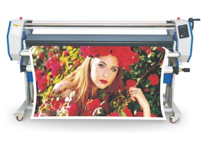 China Bubble Free Manual Laminators 64 Inches Semi Automatic Laminating Machine Silver / Black for sale