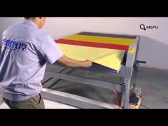 1520mm manual cold laminator machine pneumatic sign laminator machine