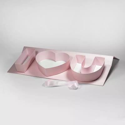 Cina Contenitori d'imballaggio di regalo del cioccolato, contenitore di regalo di ringraziamento per il cuore quotidiano Rose Flowers di nozze in vendita