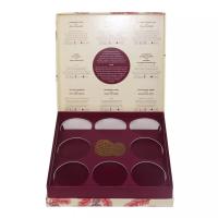 China Rectangle Cardboard Paper Gift box , 9 Compartment Tea Box Cutomized Sizes for sale