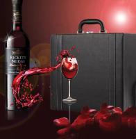 China WHISKY BRANDY Wine Packaging Boxes handmade Wine Bottle Gift Box Embossing for sale