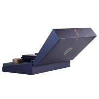 China Rigid Cardboard Packing Boxes Clamshell Luxury For Coffee Tea for sale