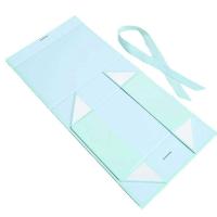China Biodegradable Folding Gift Box Embossed Foldable Packaging Box Corrugated for sale