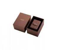 China Mechanical Wrist Watch Packaging Box Double Open SGS Certification for sale