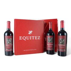 Cina Contenitori d'imballaggio di bollettino del vino dei contenitori di regalo della bottiglia di vino del cartone per 3 pacchetti della bottiglia in vendita