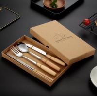 China OEM ODM Dinnerware Packaging Boxes Knife Fork And Spoon Box for sale