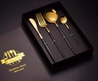 China Flatware Dinnerware Packaging Boxes With 410 Stainless Steel Spoon And Fork for sale