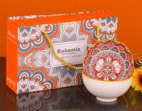 China Japanese Style Dinnerware Packaging Boxes Ceramic Bowl Dinner Set Gift Box for sale