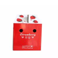China Fresh Fruit Vegetable Box Packaging Corrugated Carton Recyclable for sale