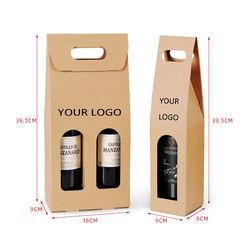 China Polishing Wine Bottle Gift Boxes UV Coating Custom Printed Wine Boxes for sale