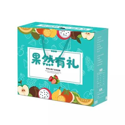 Cina Rettangolo ondulato di scatole di cartone personalizzate per frutta e verdura in vendita